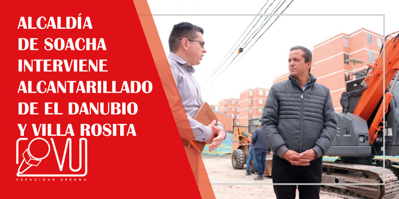 Alcaldía de Soacha interviene alcantarillado de El Danubio y Villa Rosita